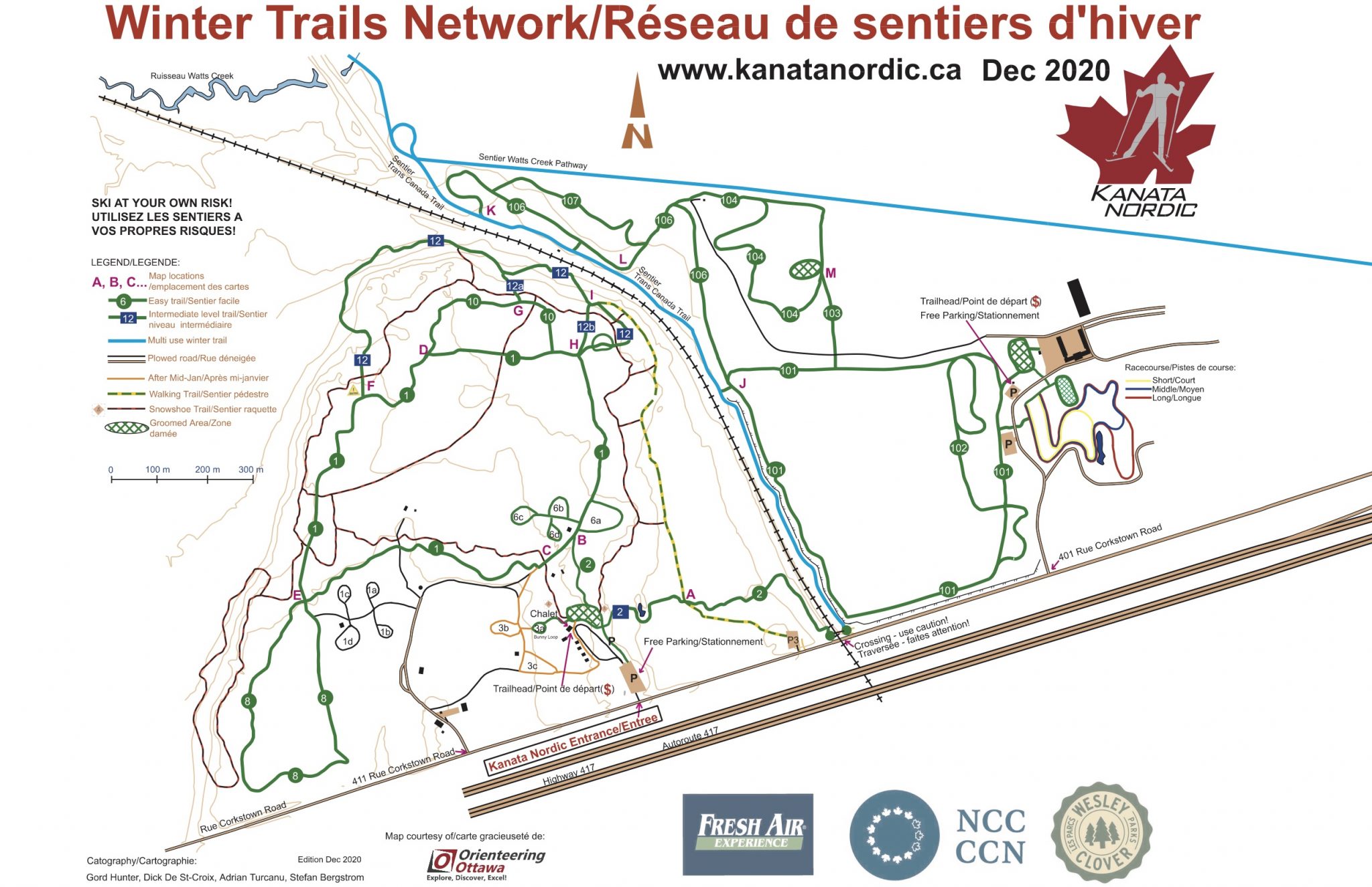 Trails Map | Kanata Nordic