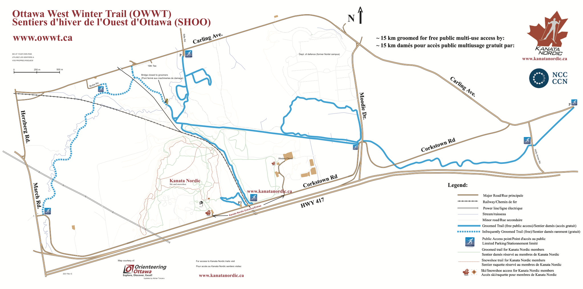 Trails Map | Kanata Nordic